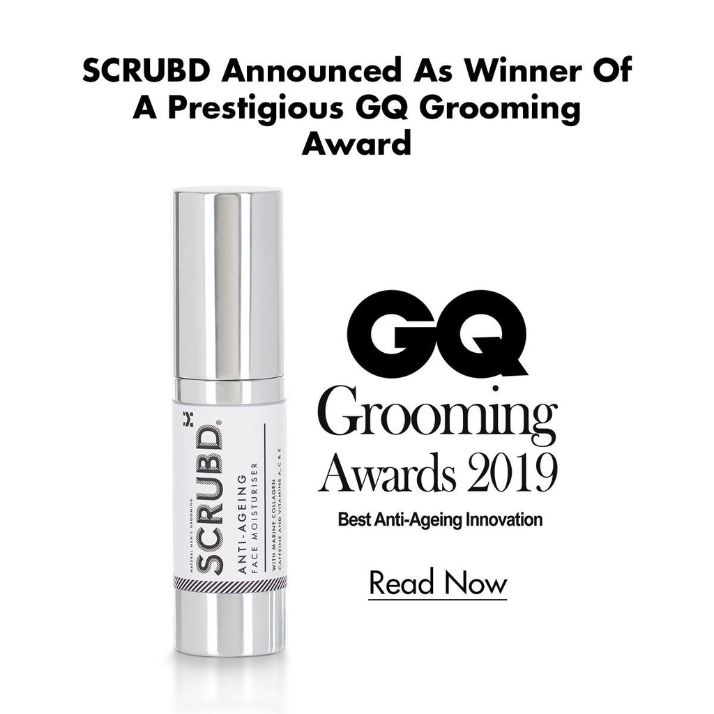 SCRUBD Announced As Winner Of A Prestigious GQ Grooming Award